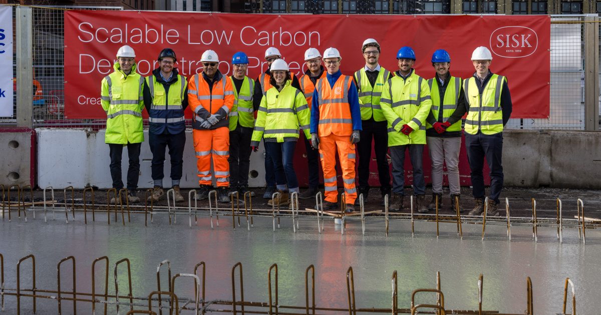 Sisk and consortium finalises scalable low-carbon concrete… | Sisk