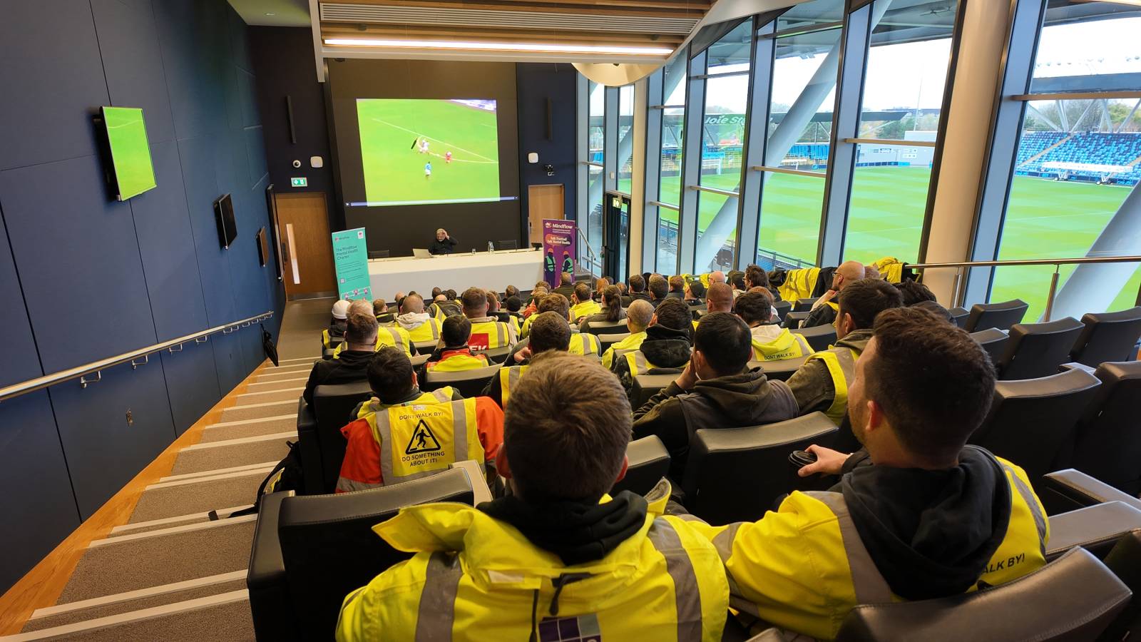 Sisk and MindFlow host mental health session at The Etihad | Sisk